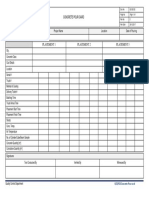 Concrete Pour Card Template | PDF