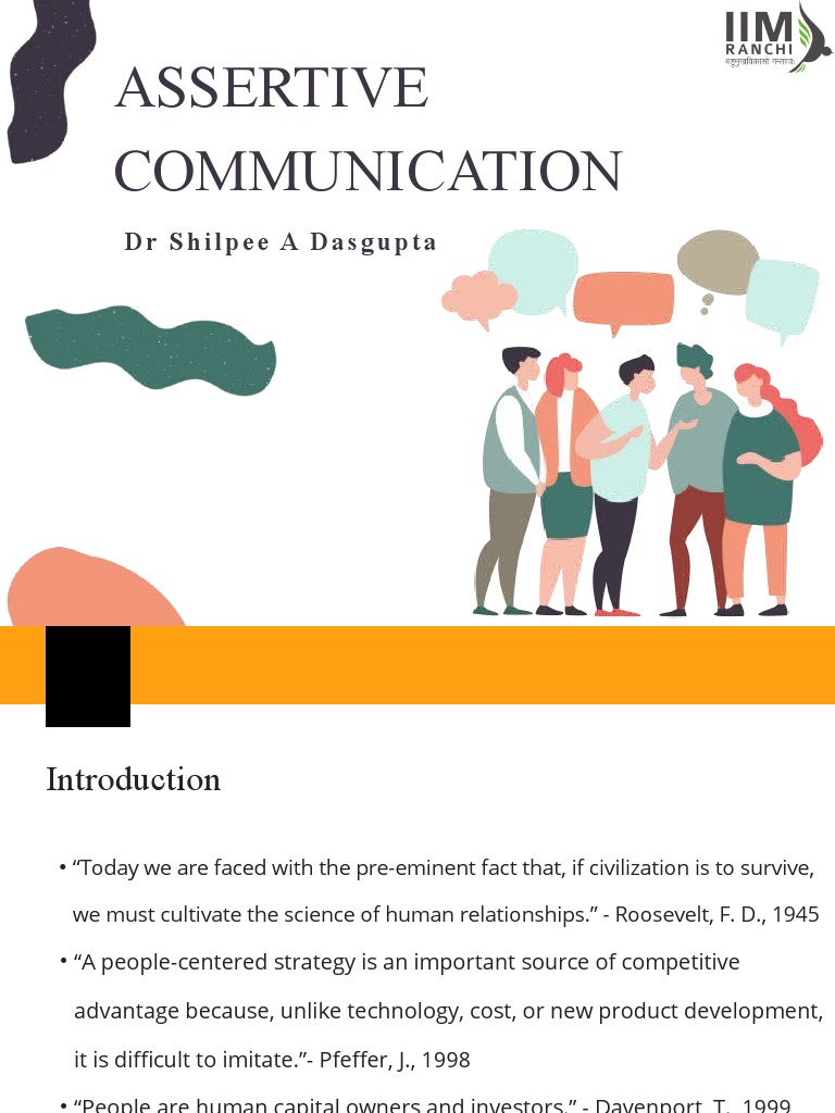 Assertiveness Communication | PDF