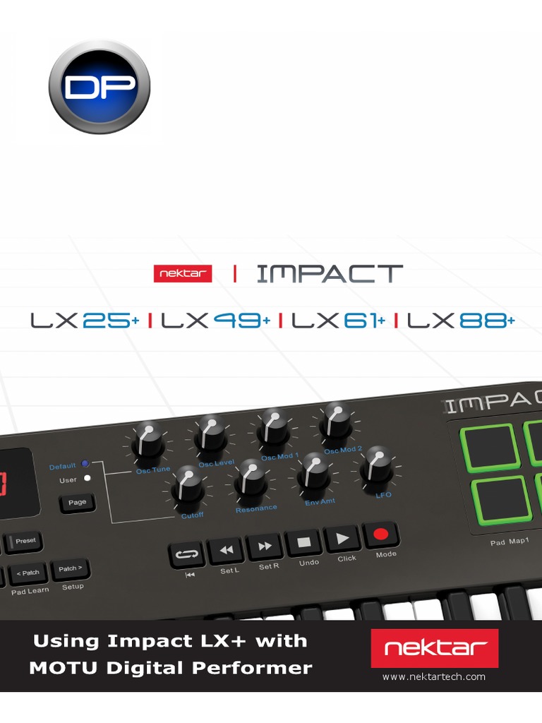 Using Impact LX+ With MOTU Digital Performer | PDF | Computer Science | Computer Engineering