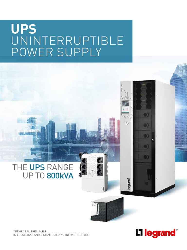 Legrand UPS | PDF | Battery Charger | Mains Electricity