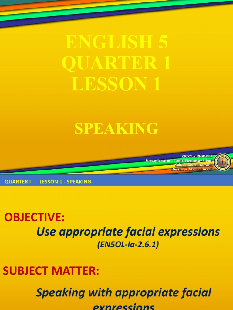 Facial Expressions in Dialogue Practice | PDF