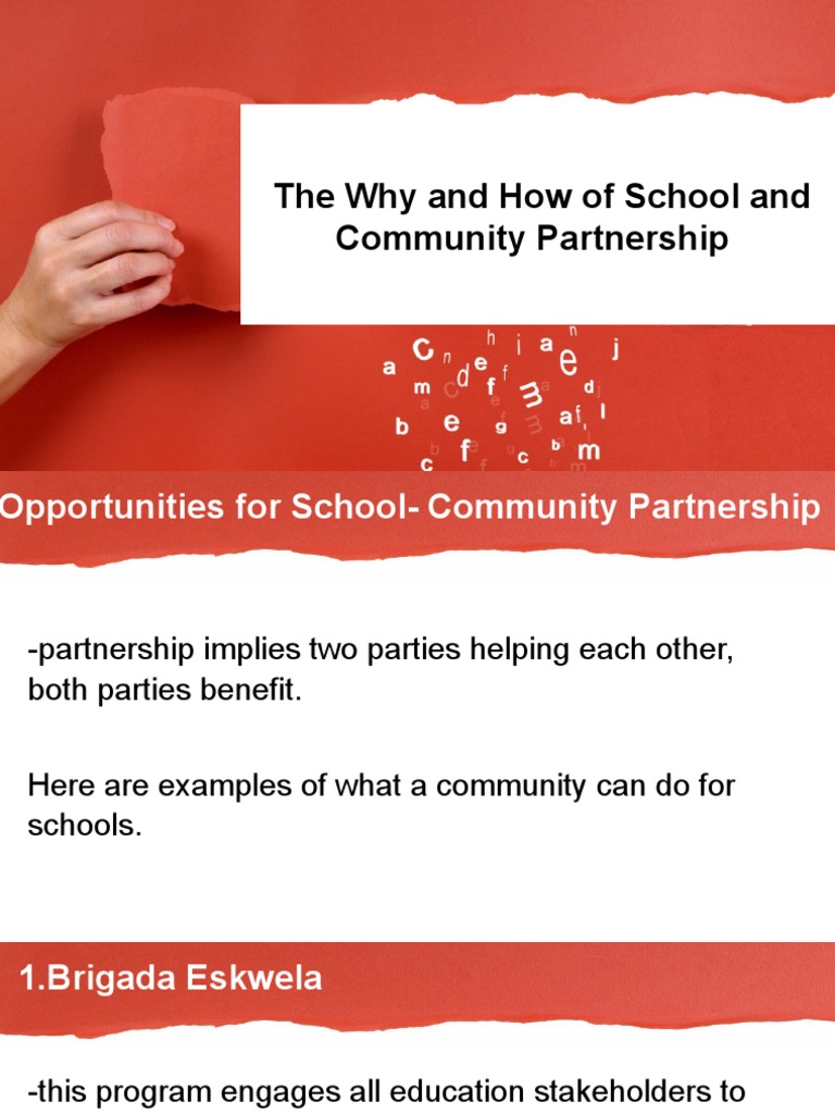 FTC3 Chapter 6 The How and Why of School and Comunnity Partnership ...