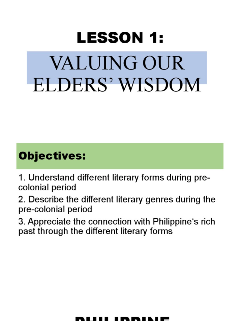 English 7-Lesson 1 | PDF | Folklore | Philippines