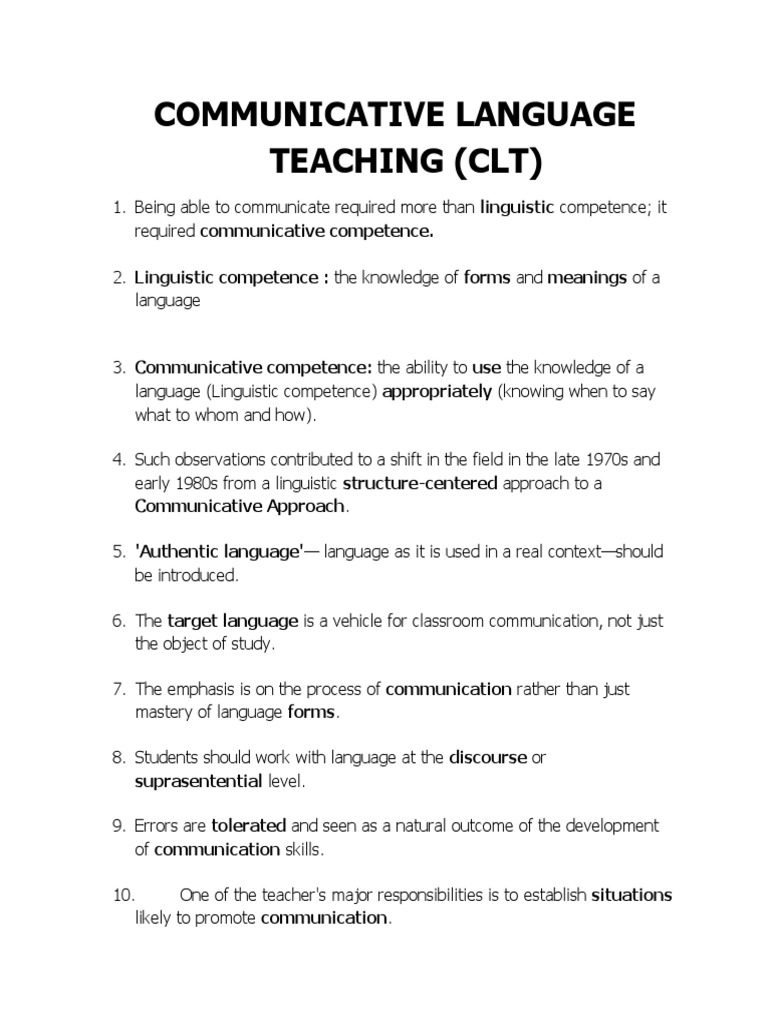 CLT Answer | Download Free PDF | Cognition | Psycholinguistics