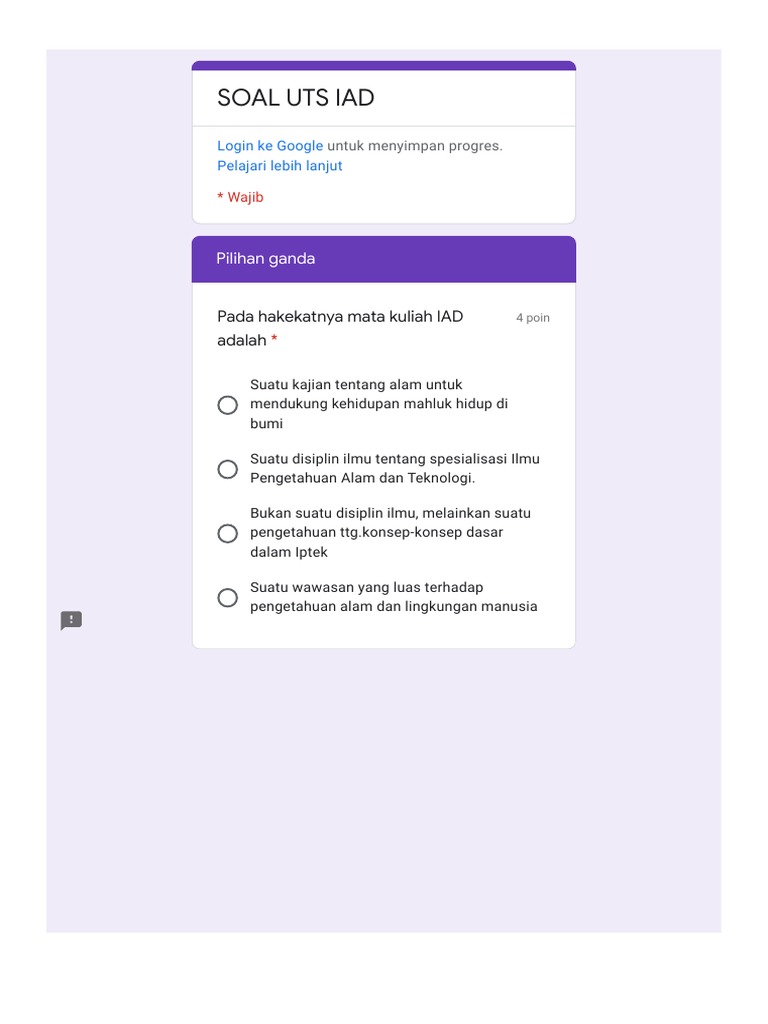 Soal Uts Iad | PDF | Ilmu Sosial | Kesehatan Holistik