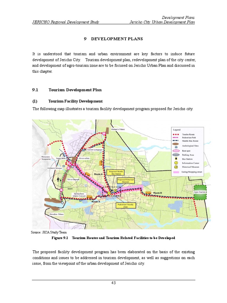 9 Development Plans: Development Plans JERICHO Regional Development Study Jericho City Urban ...
