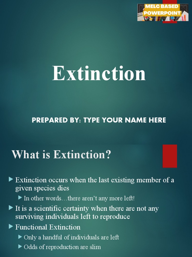 G9 Science Q1 - Week 5 - Extinction | PDF | Biodiversity | Extinction