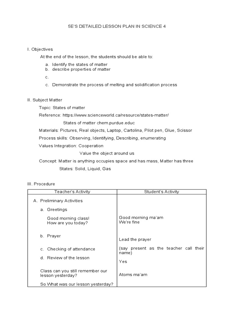 5es Detailed Lesson Plan in Science Razmina T. Hasan Beed2 B | PDF