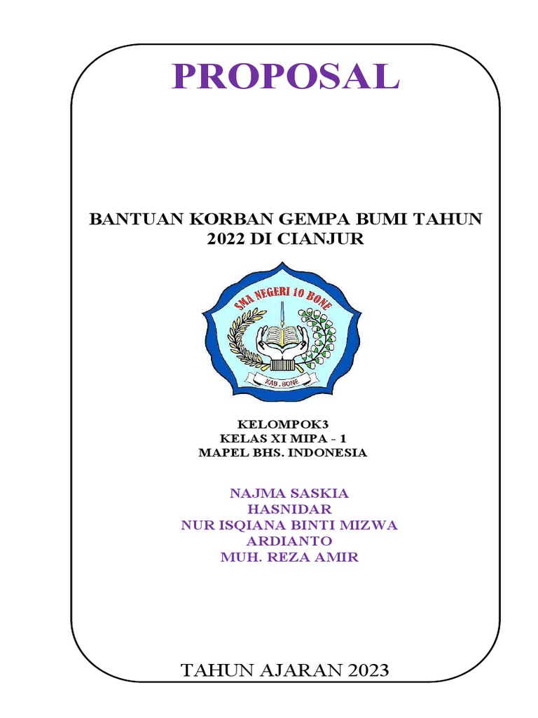Proposal Gempa Bumi | PDF