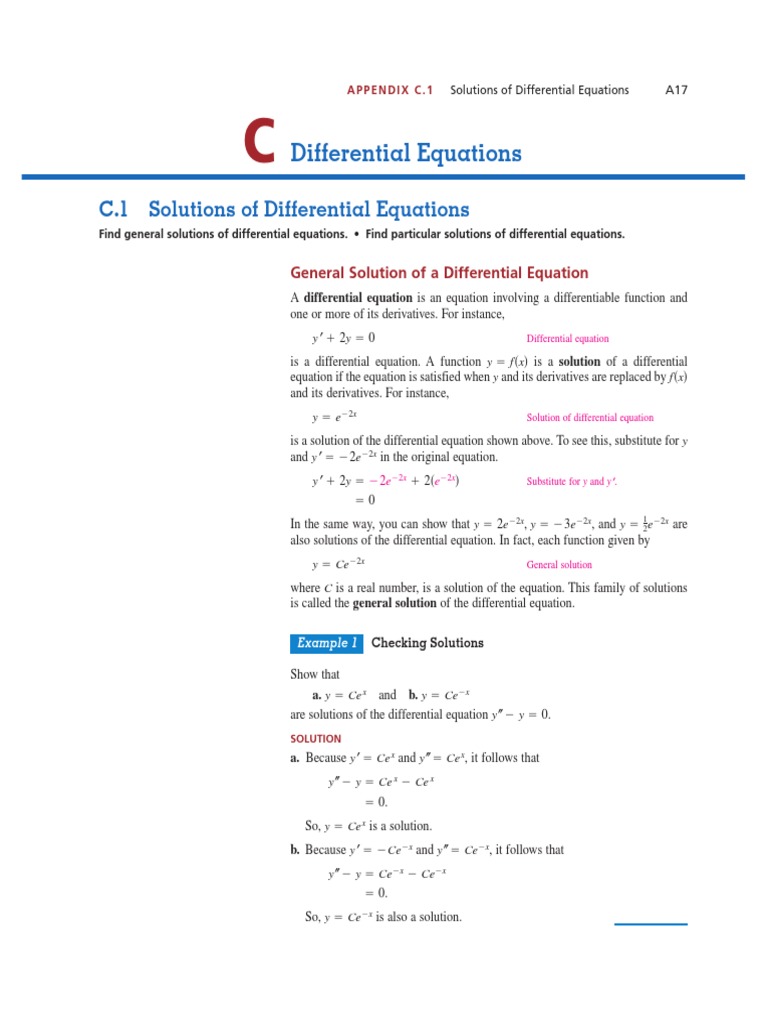 LarsonAppliedCalc8 Appendix C | PDF
