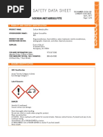 Sodium Metabisulfite Safety Data Sheet | PDF | Sulfur Dioxide | Sulfur