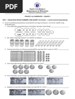PT Grade 1 Matatag Math 1 - Tagalog Version | PDF