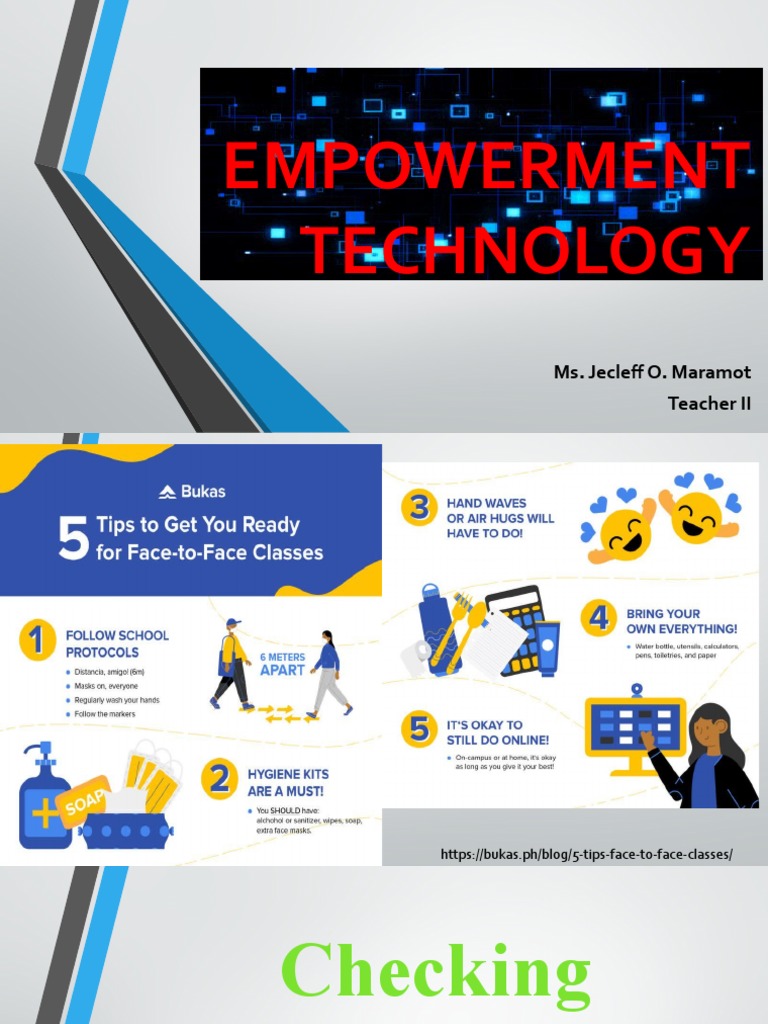 Week 1 Empowerment Technology | PDF | World Wide Web | Internet & Web