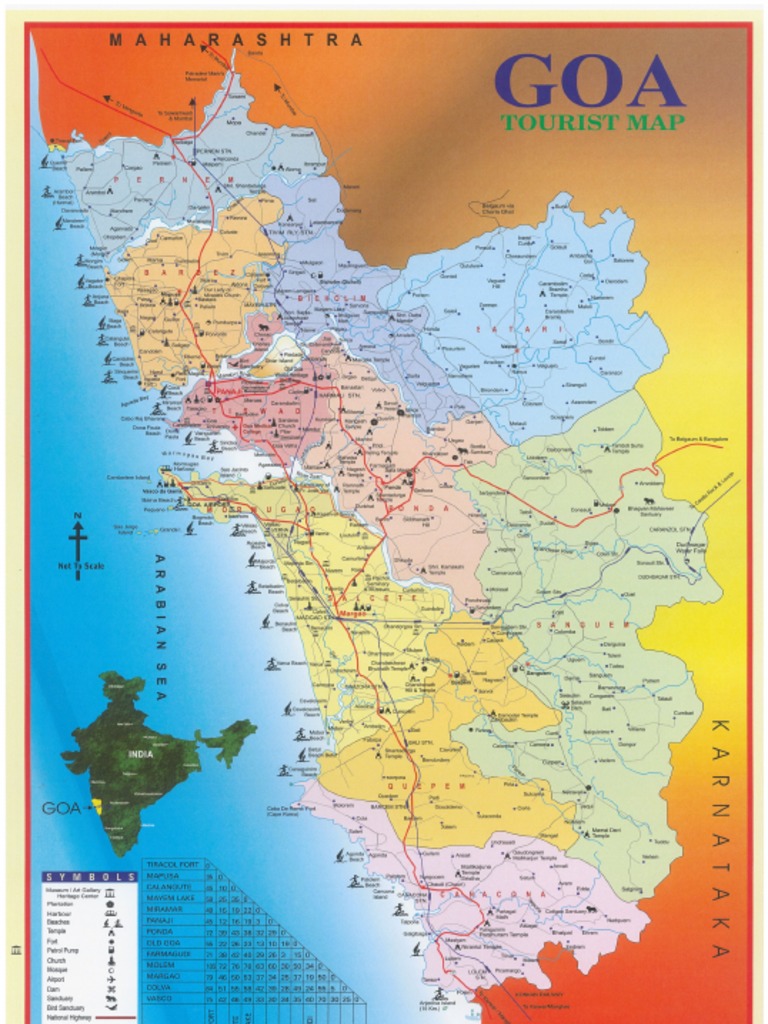 Goa Map | PDF