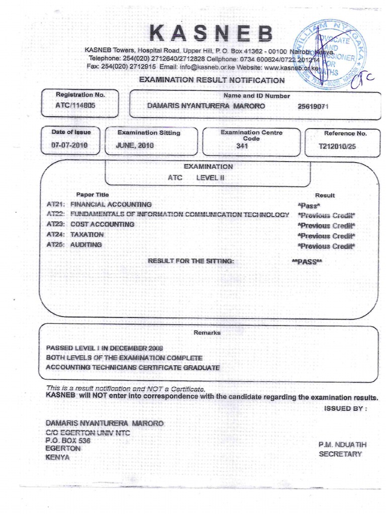 Atc 2 Slip | PDF