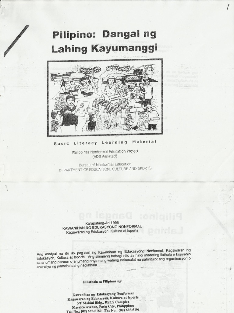 Pilipino, Dangal NG Lahing Kayumanggi | PDF