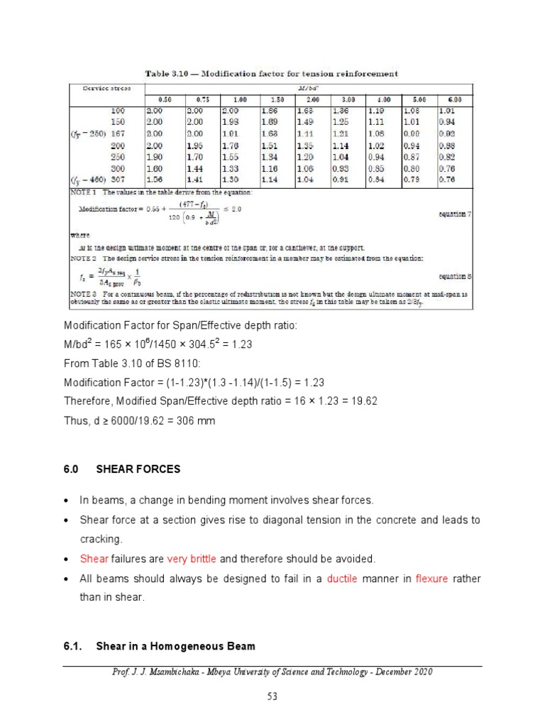 Flanged beams examples 53-82 | PDF