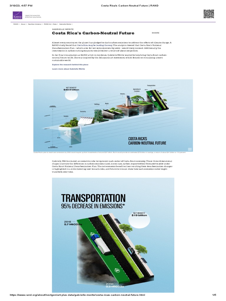 Costa Rica's Carbon-Neutral Future - RAND | PDF