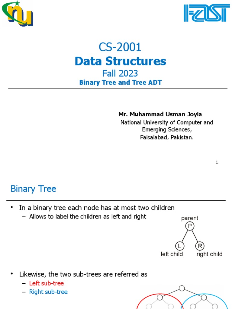Lecture 11 Complete Tree+Tree Traversal | PDF | Algorithms And Data Structures | Computer Data