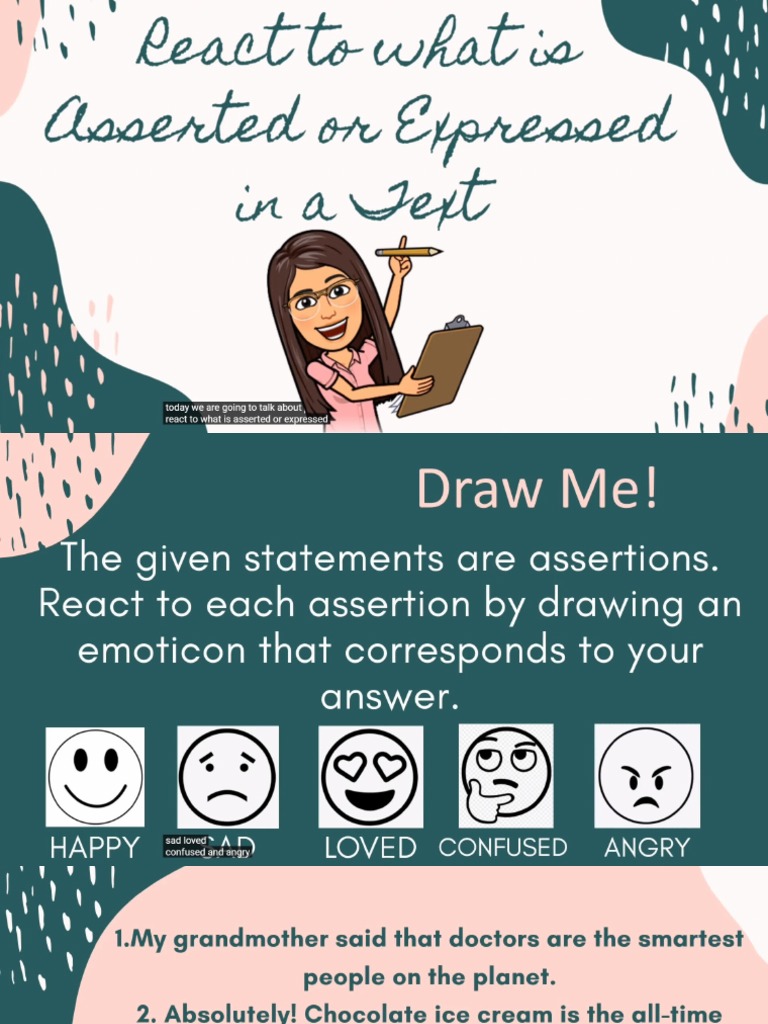 WEEK 7 ASSERTION AND REACTION | PDF