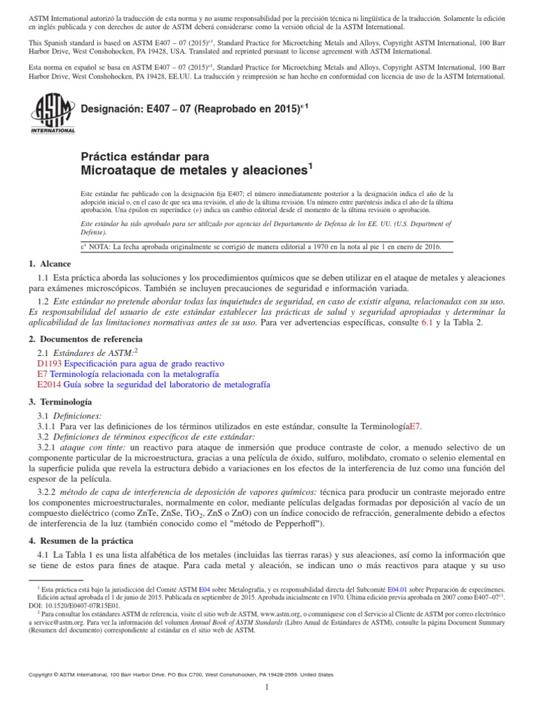 normas-astm_E407_[Español]_Práctica_estándar_para_Microataque_de ...