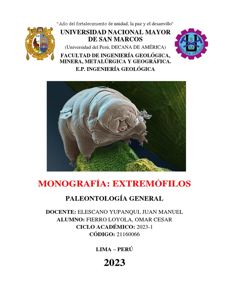 Diversidad y Adaptaciones de Extremófilos | PDF