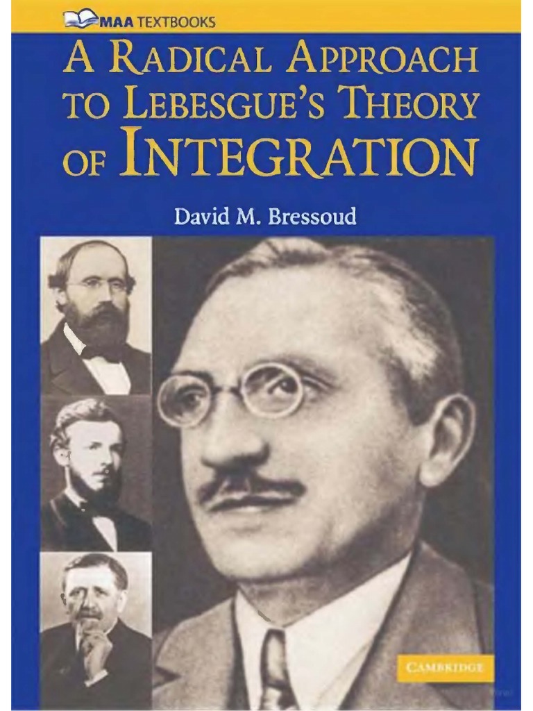 A Radical Approach to Lebesgue's Theory of Integration Part1 | PDF ...