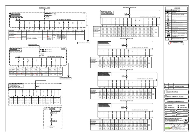 Common Service Panel SLD | PDF | Electrical Engineering | Electronics