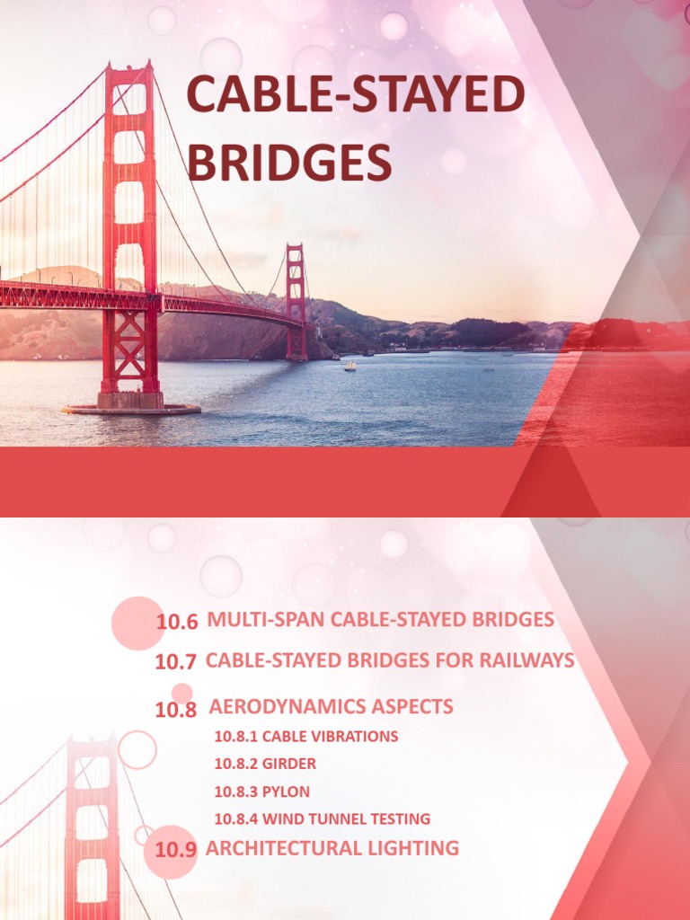 Cable Stayed | PDF | Bridge | Oscillation