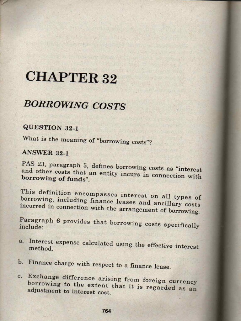 Borrowing Costs | PDF