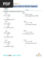 Grade 7 Mathematics | PDF | Mean | Summation
