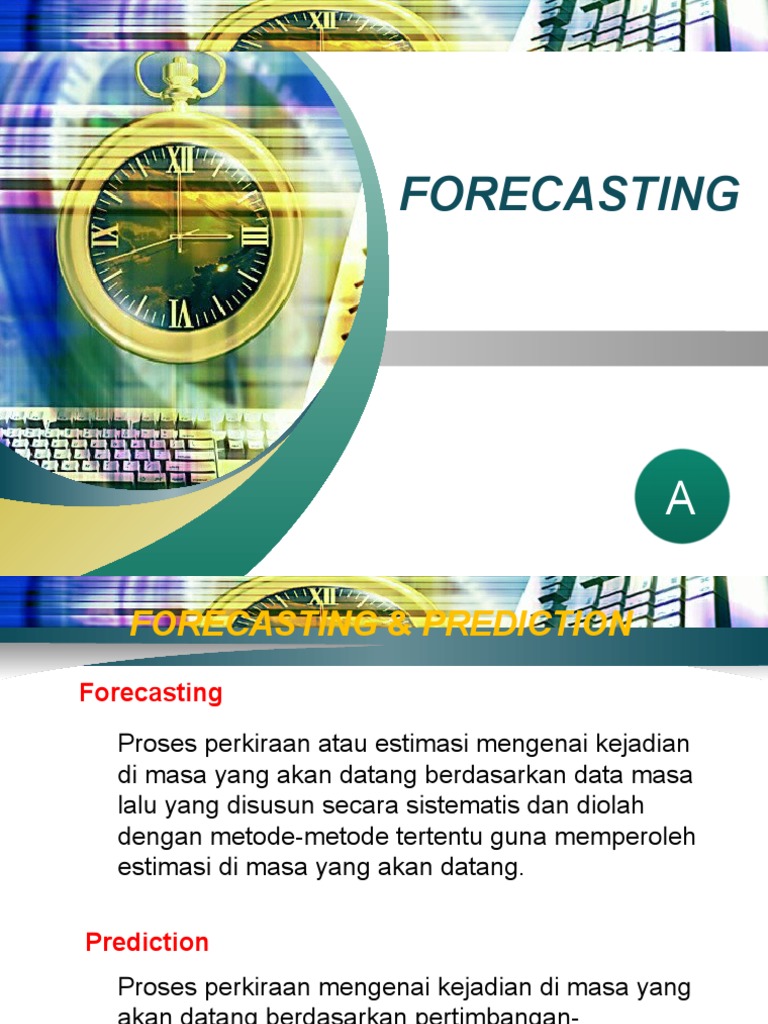 01 Forecasting | PDF
