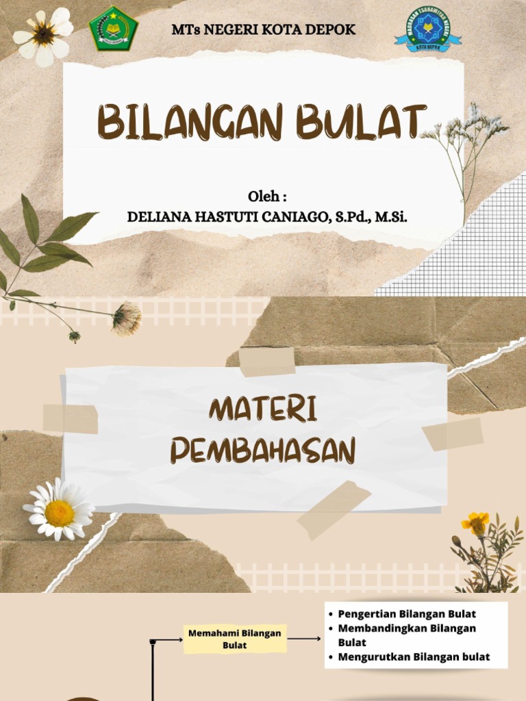 Memahami Bilangan Bulat PDF | PDF