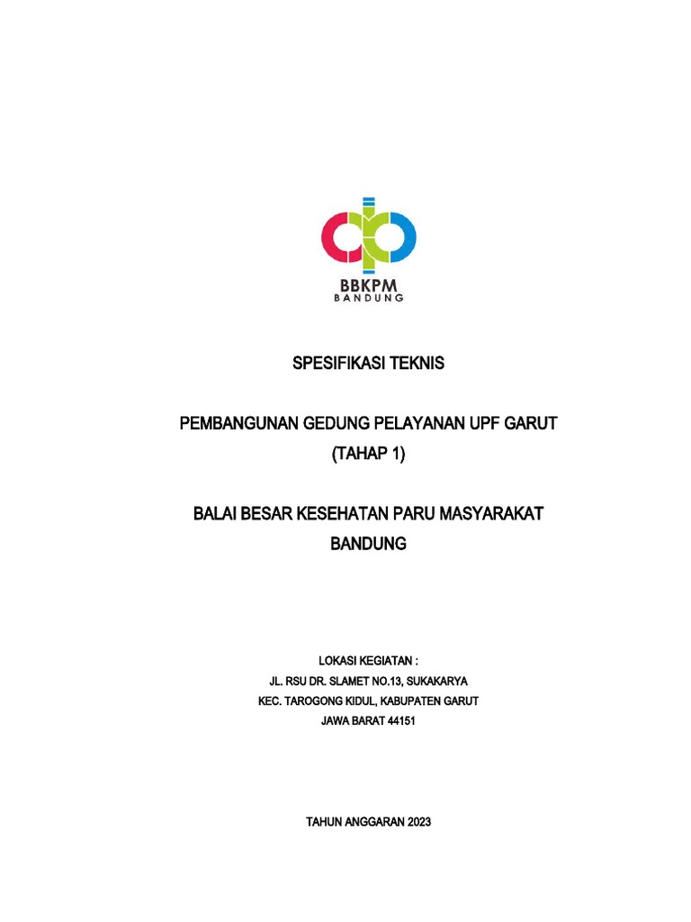 Spek Teknis UPF | PDF