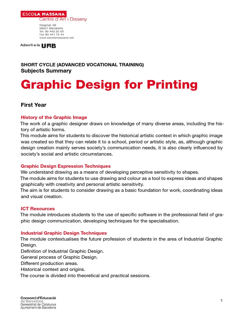 52-Graphic Design For Printing | PDF | Graphic Design | Design