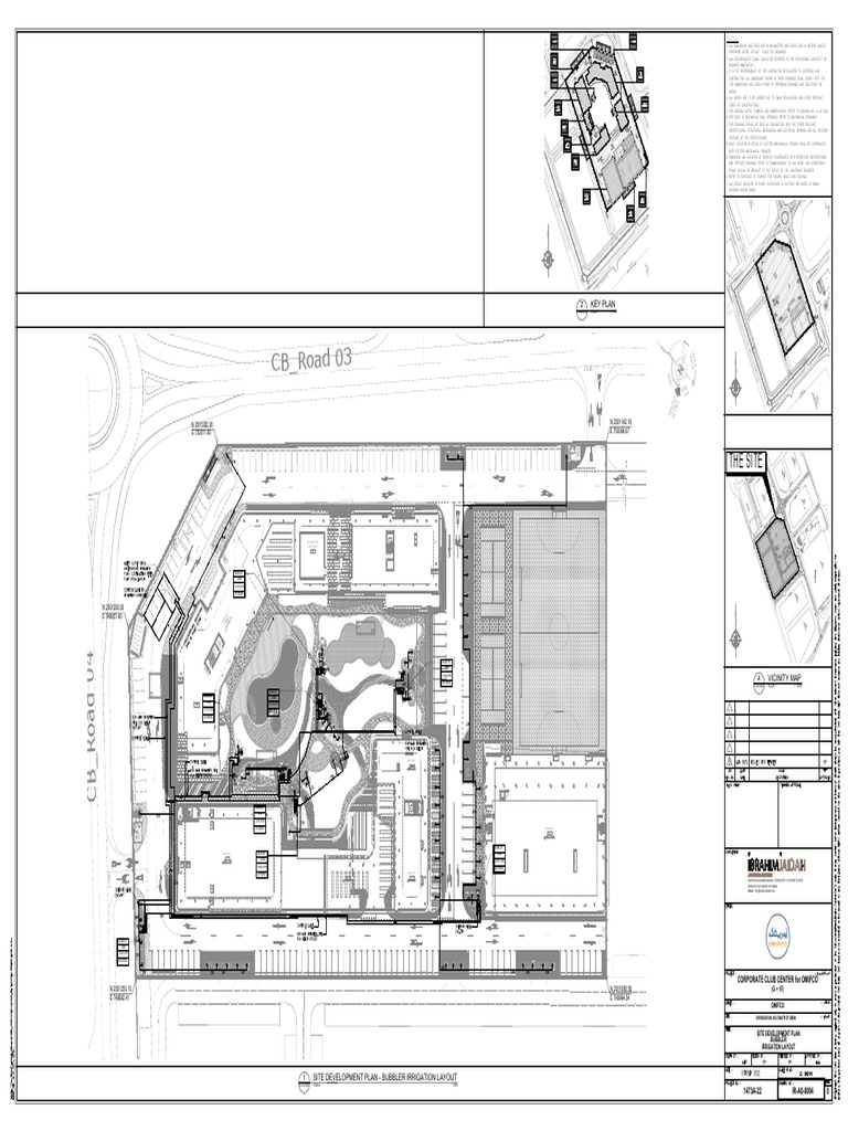 1473a-Ir-A0-0004 - Site Dev - Bubbler Irrigation Layout | PDF | Engineering