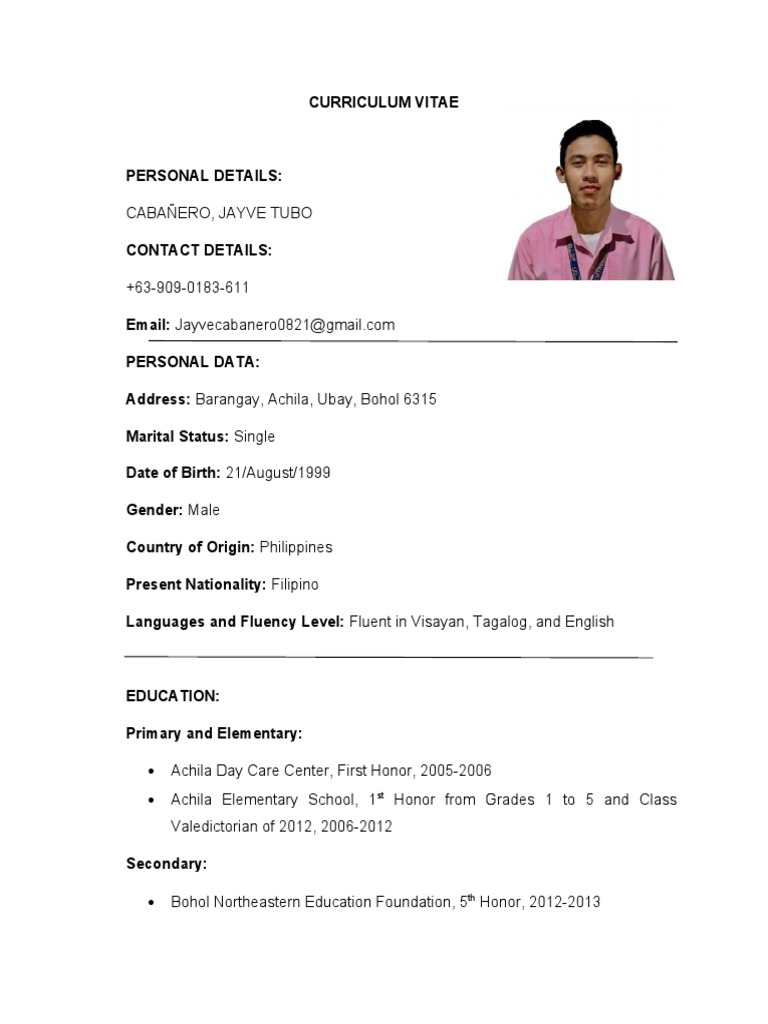 CURRICULUM VITAE-Final | PDF