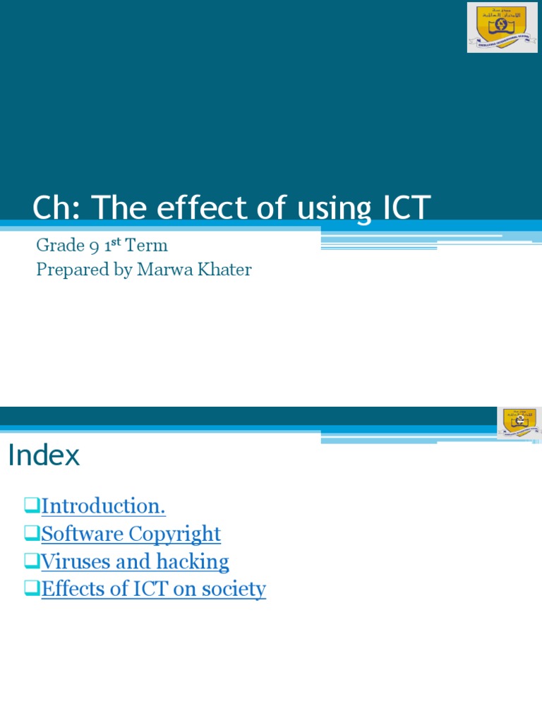 The Effect Of Using Ict Igcse Pdf Computer Virus Antivirus Software