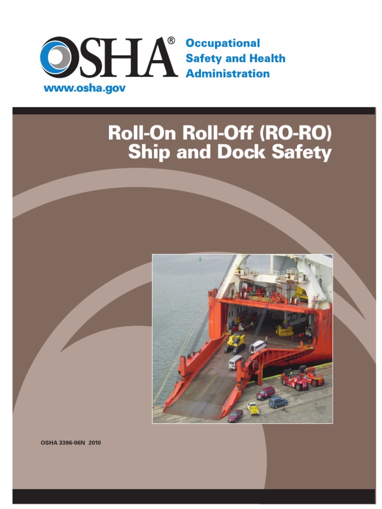 RO-RO Ship and Dock Safety Guidelines | PDF | Occupational Safety And ...