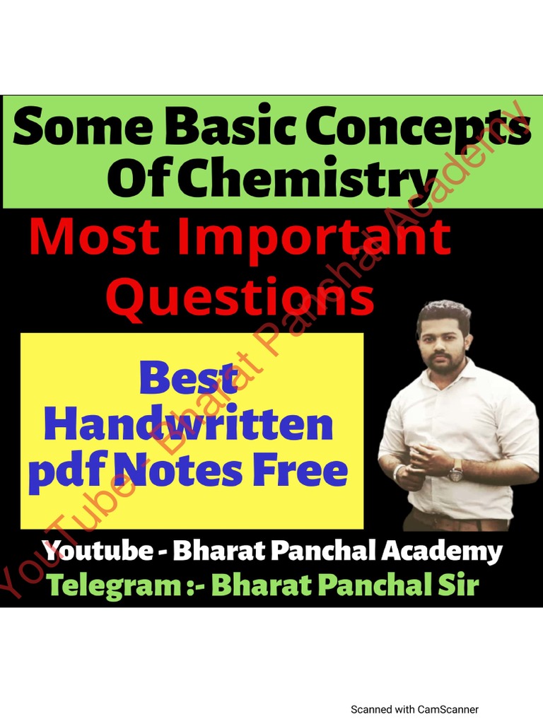 Emailing Basic Concep 43nts of Chemistry - by Bharat Panchal | PDF
