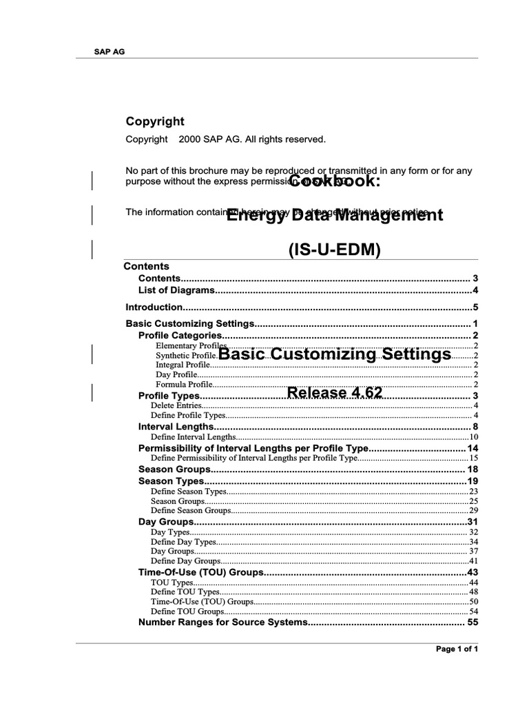 Documents - Pub - Edm Cookbook Basic Customizing Settings | PDF