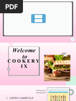 Detailed Lesson Plan in Cookery 9 | PDF | Menu | Sandwich