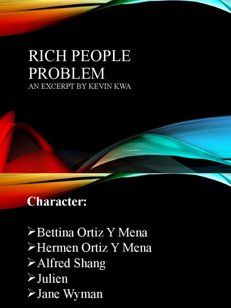 Rich People Problem: A Tale of Impatience | PDF | Mystery, Thriller ...
