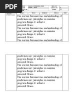 Pe Skills Checklists | PDF | Physical Education | Strength Training