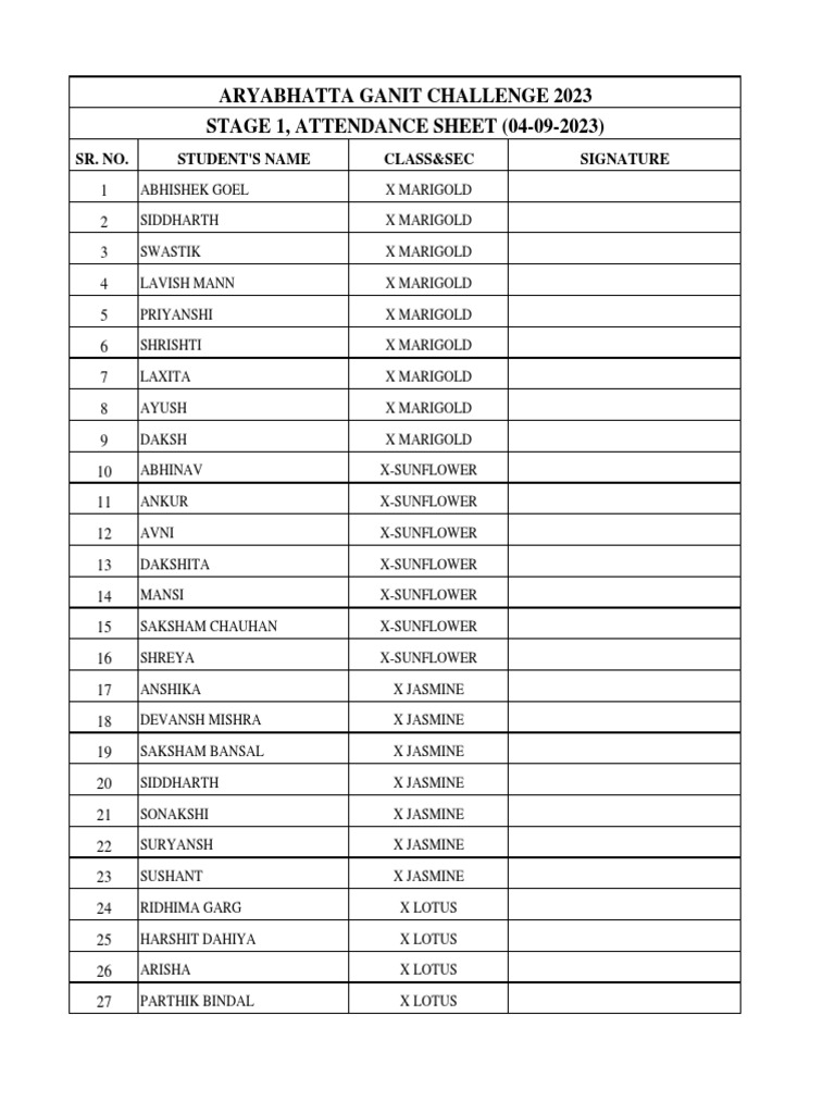 Aryabhatta Ganit Challenge 2023 X | PDF