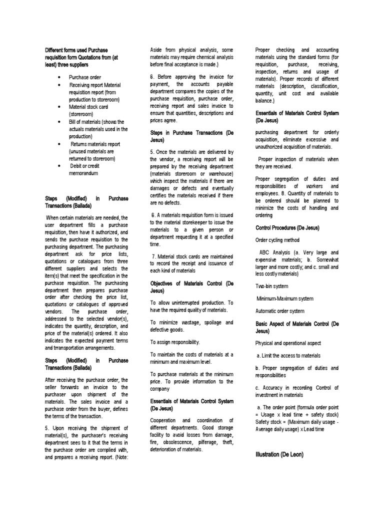 Cost Accounting Materials | PDF | Inventory | Business