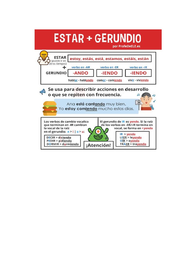 Teoría Gerundio | PDF