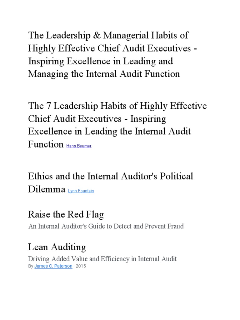 The Leadership AFD | PDF