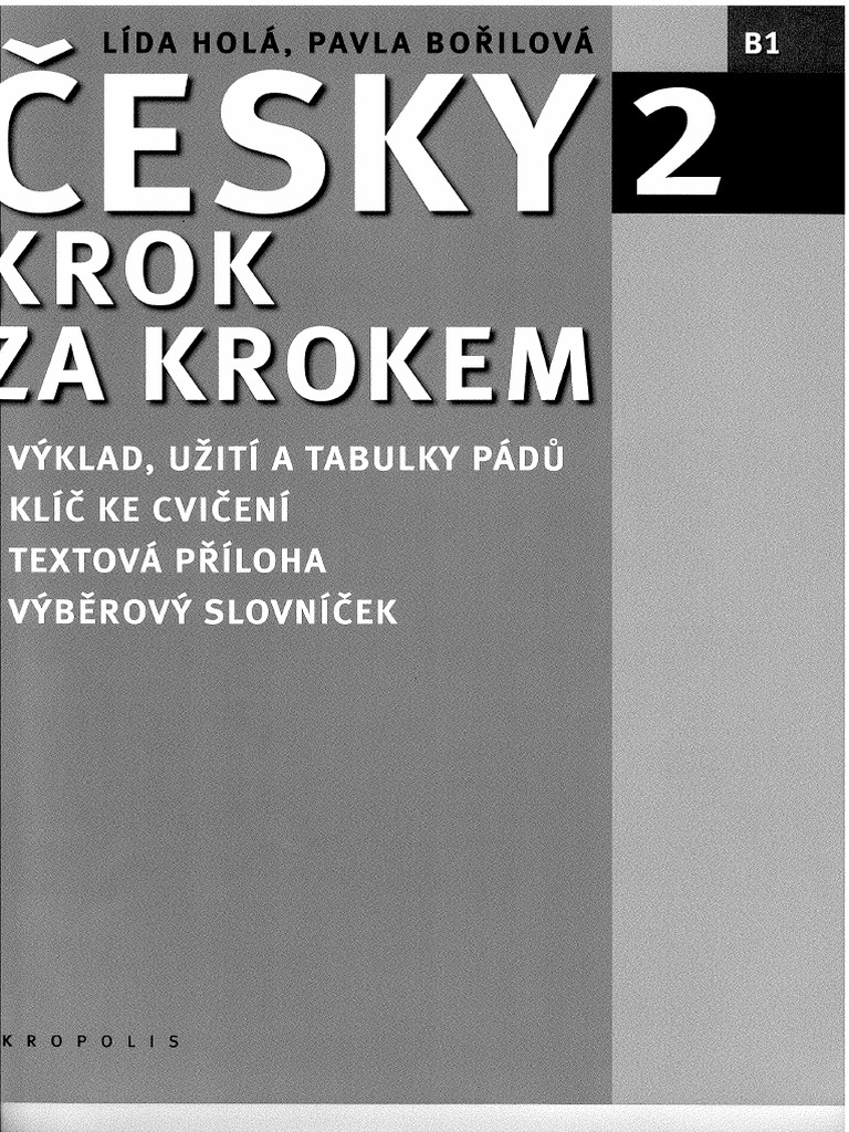 Česky Krok Za Krokem 2, B1 - Додаток | PDF