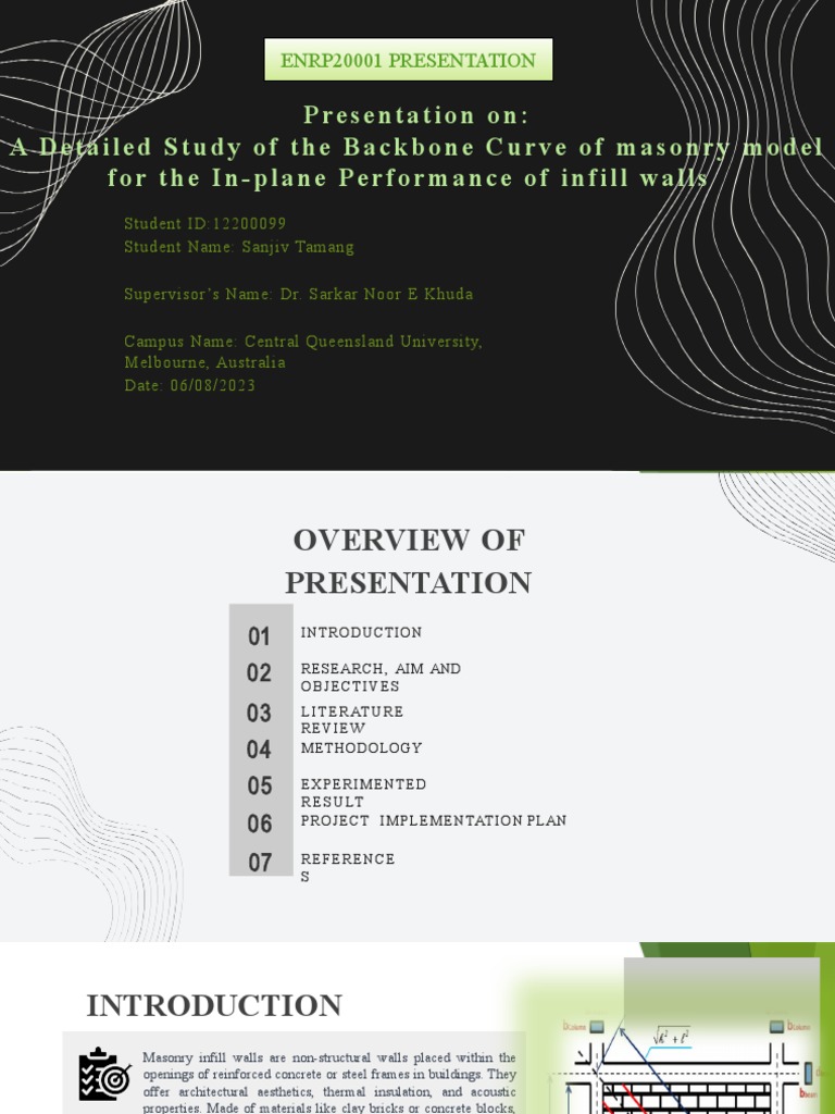 Enrp20001 Presentation | PDF | Earthquake Engineering | Physical Sciences